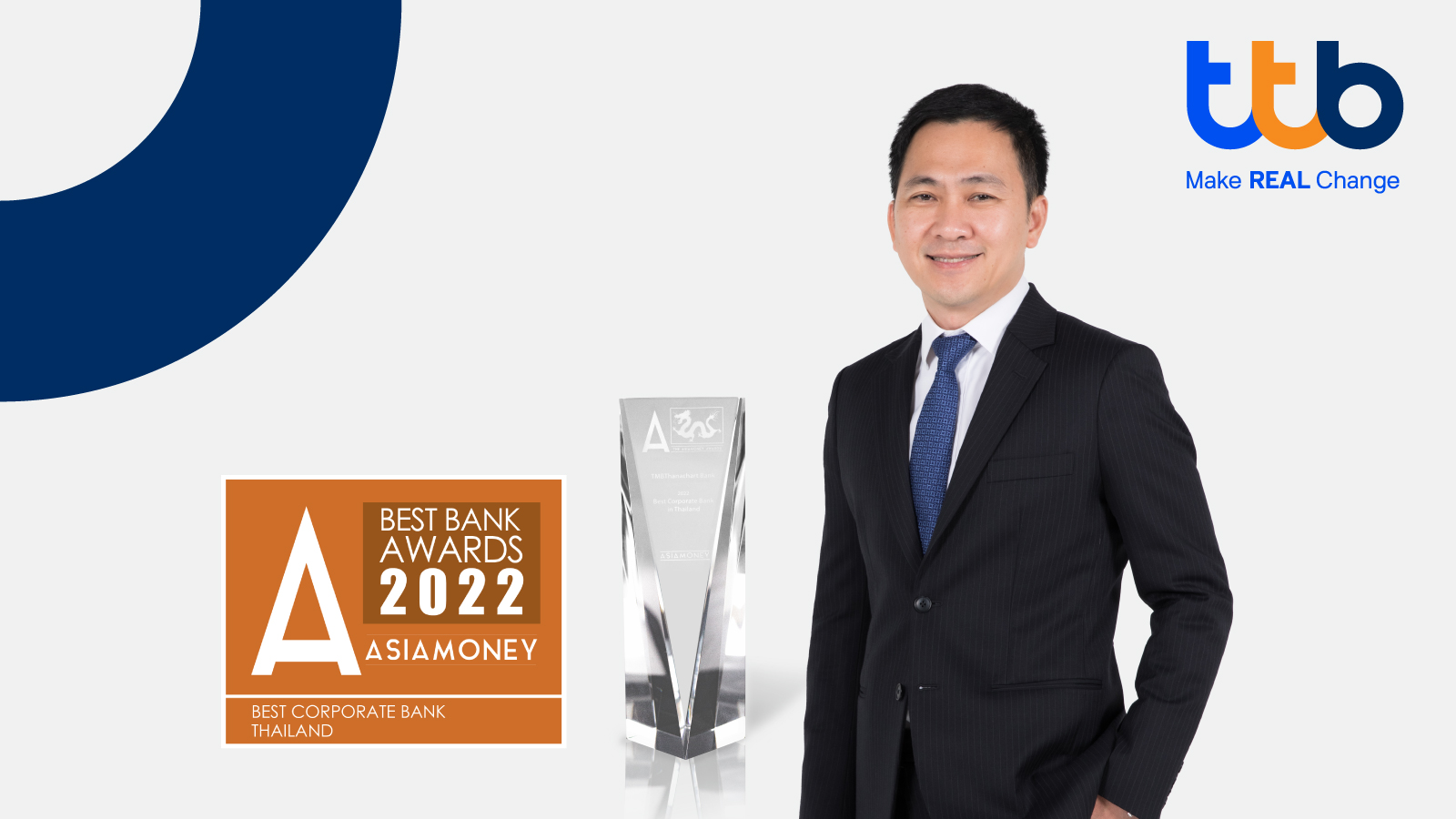ทีเอ็มบีธนชาต คว้ารางวัล “Best Corporate Bank Award 2022” จาก Asiamoney ...